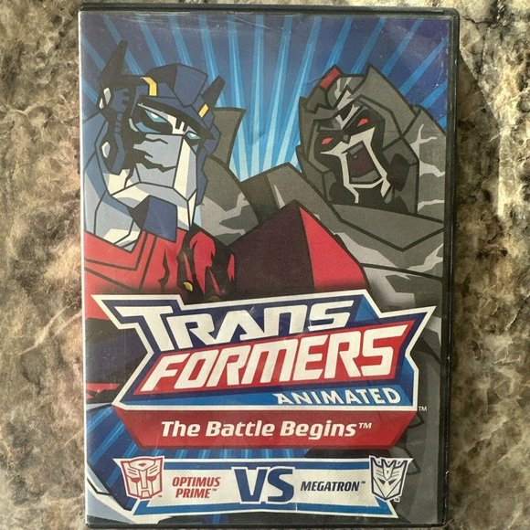 Media | Transformers Animated The Battle Begins 207 Dvd | Poshmark